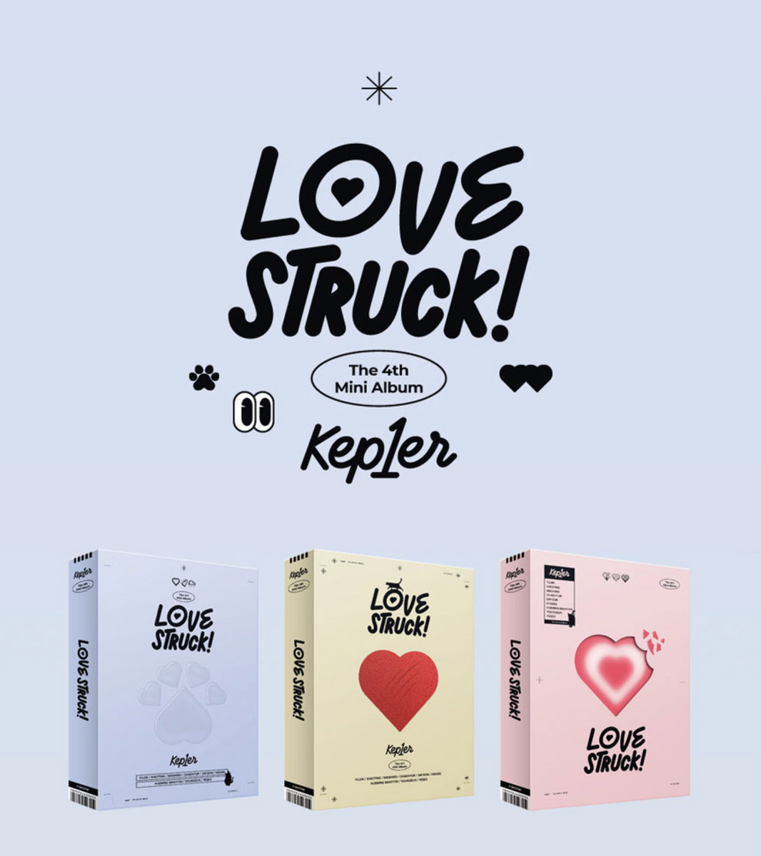 Kep1er – 4th Mini album [LOVESTRUCK!] – allkpop THE SHOP