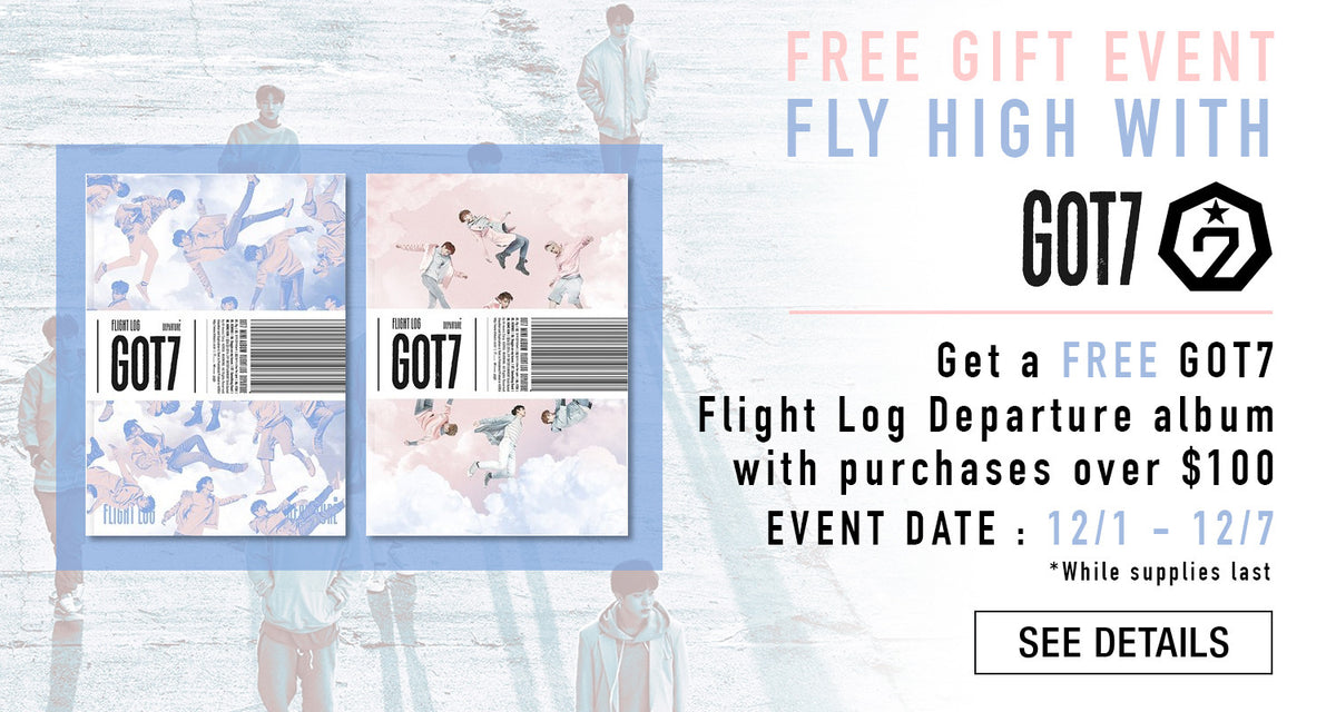 [Free Gift Event] GOT7 Flight Log: Departure Mini-Album! – allkpop THE SHOP