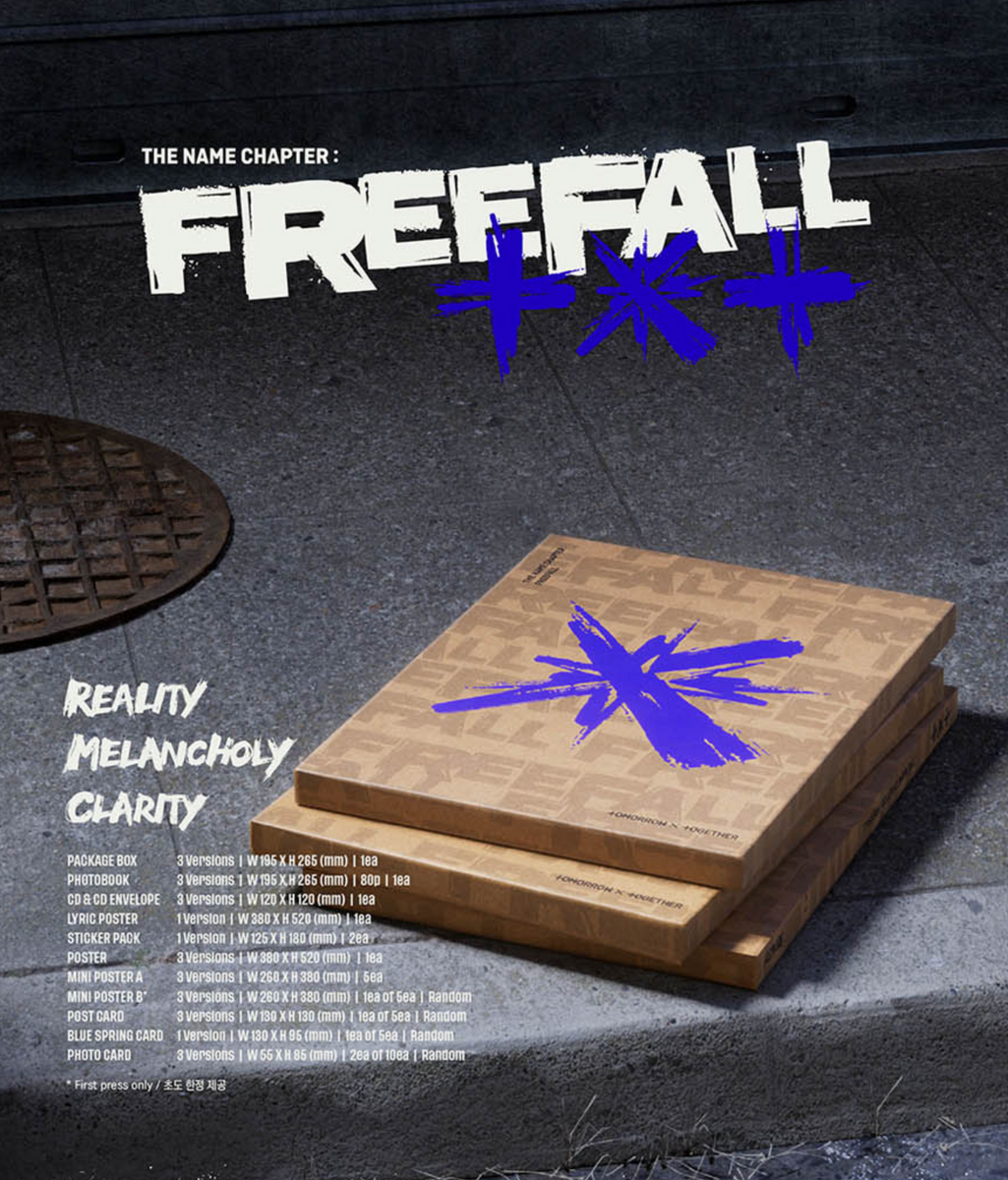 [Preorder] TXT – The Name Chapter: FREEFALL – allkpop THE SHOP