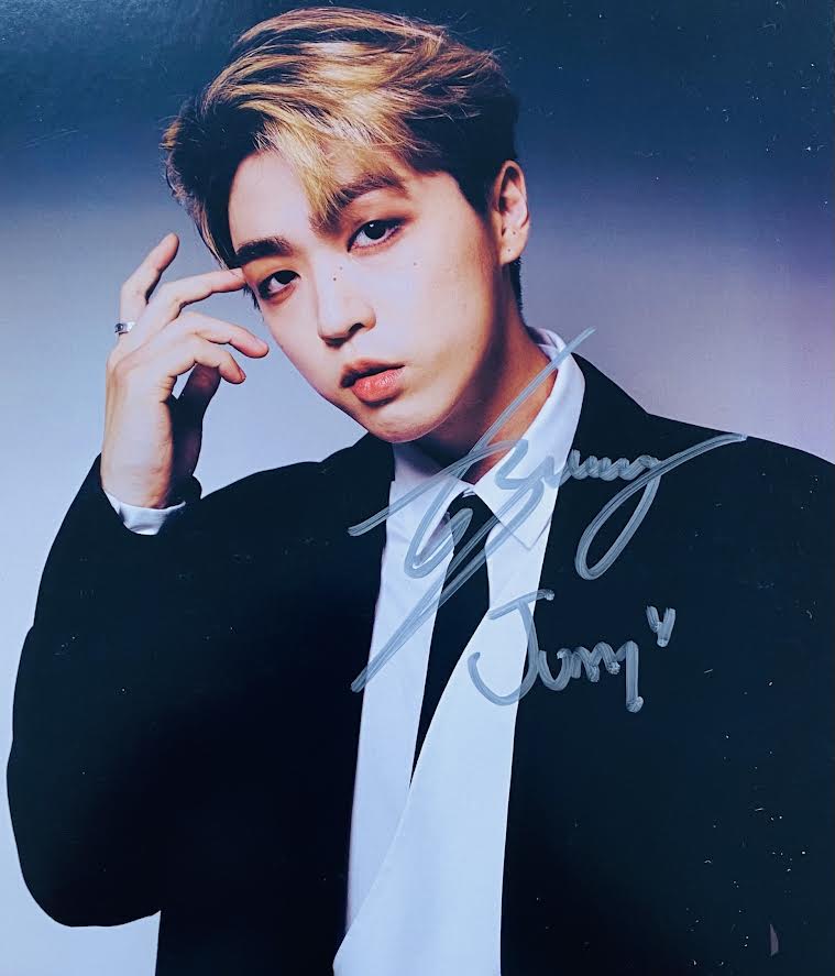 Exclusive JUNNY Signed Photo – allkpop THE SHOP