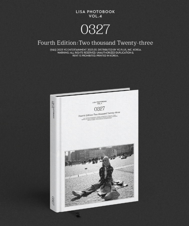 LISA BLACKPINK 0327 PHOTOBOOK VOL.4 [Preorder] – allkpop THE SHOP