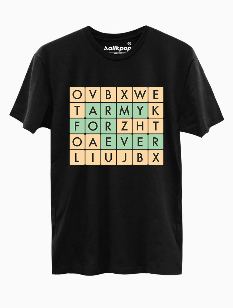 ARMY Wordle Tee – allkpop THE SHOP