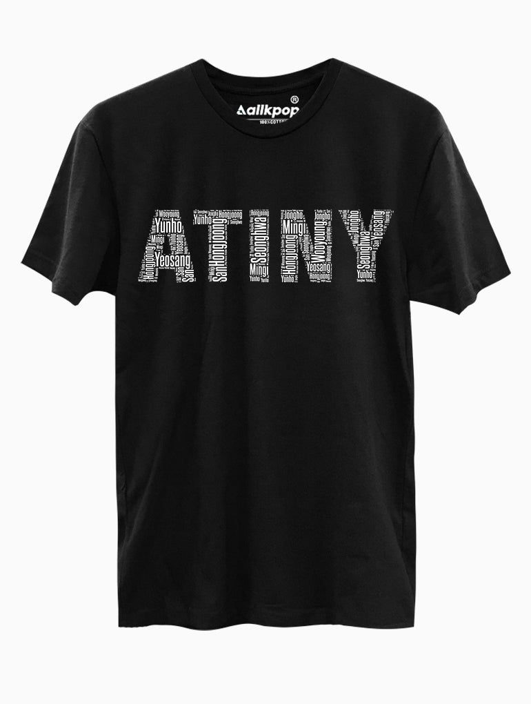 ATINY NAME Tee – allkpop THE SHOP
