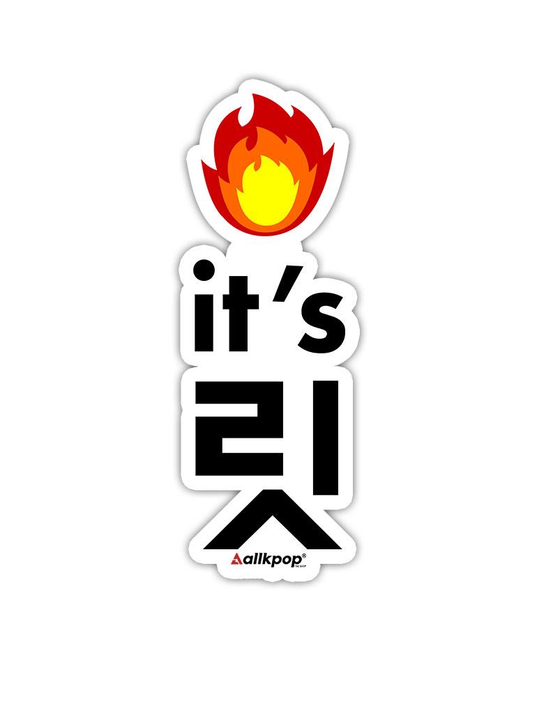 It's Lit Sticker – allkpop THE SHOP