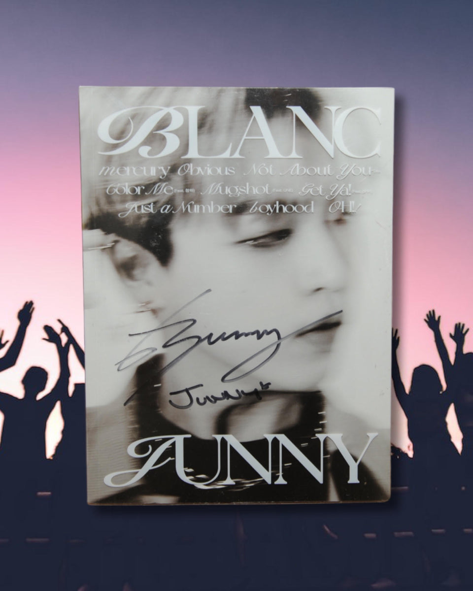 Autographed JUNNY [BLANC] 1st Album – allkpop THE SHOP